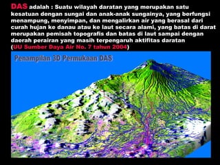 Kebijakan pengelolaan das | PPT