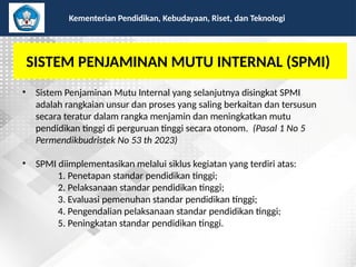KEBIJAKAN PENJAMINAN MUTU Perguruan tinggi.pptx