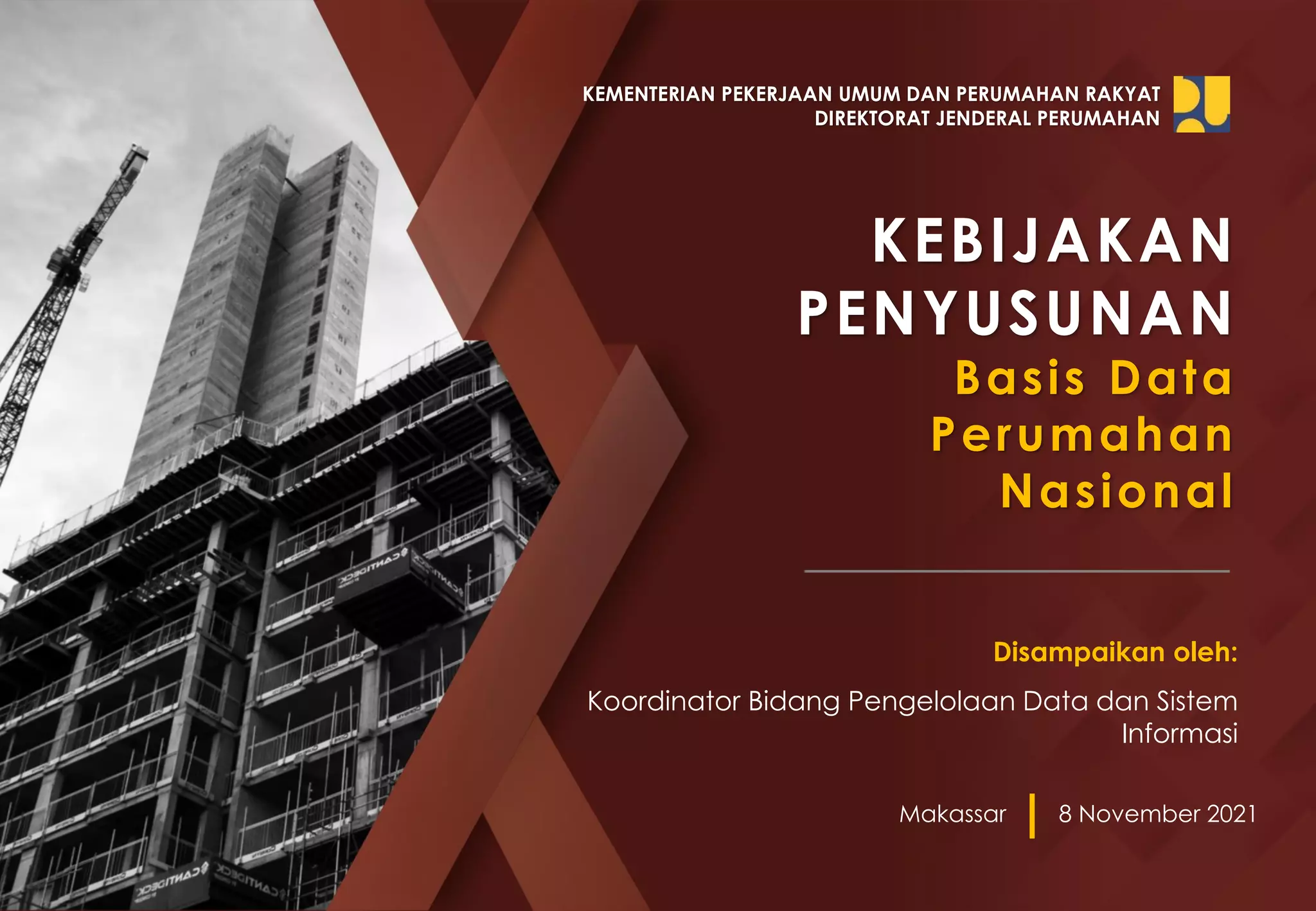 Kebijakan penyusunan basis data perumahan (1) | PDF