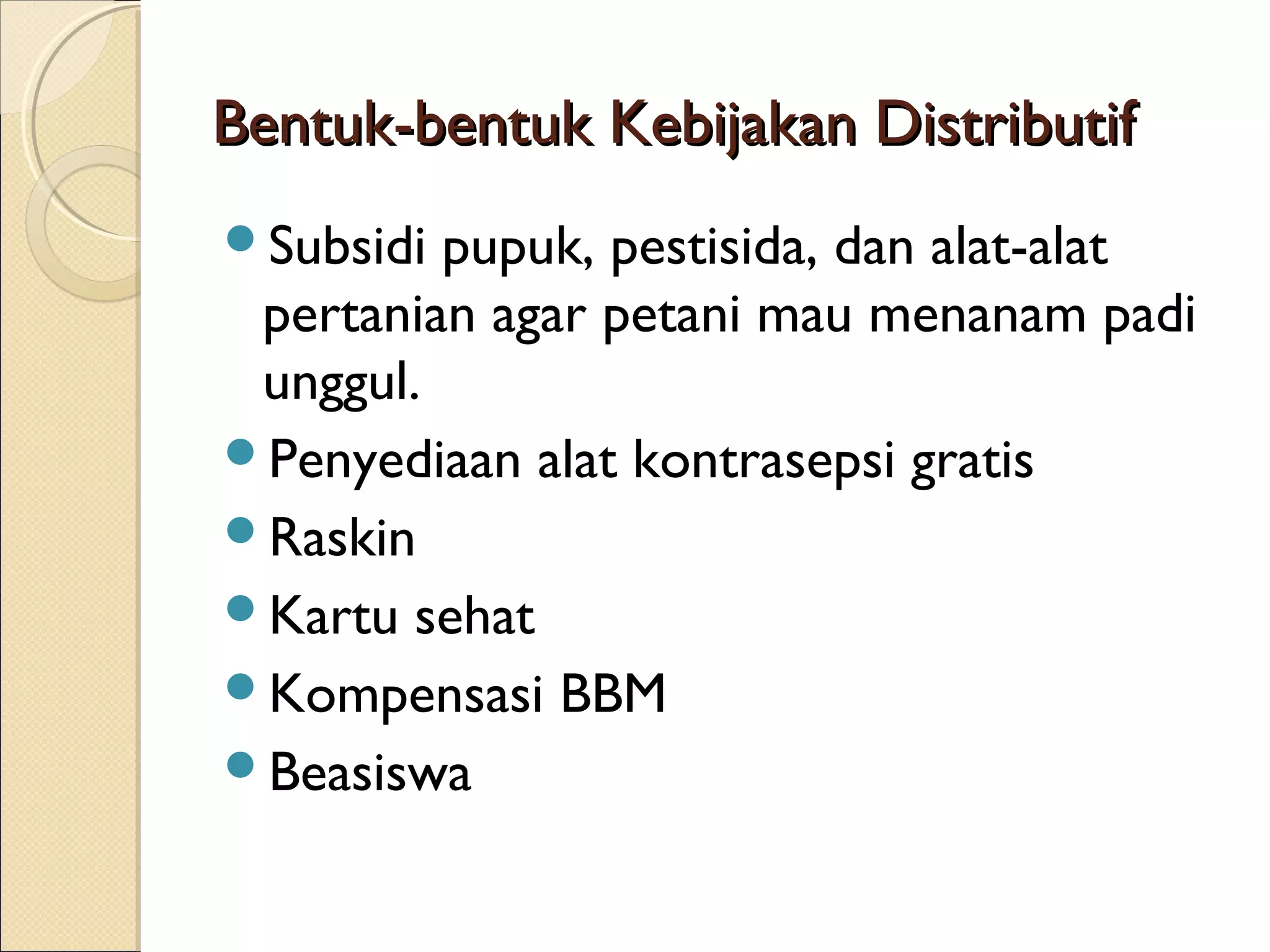 Materi Kebijakan publik | PPT