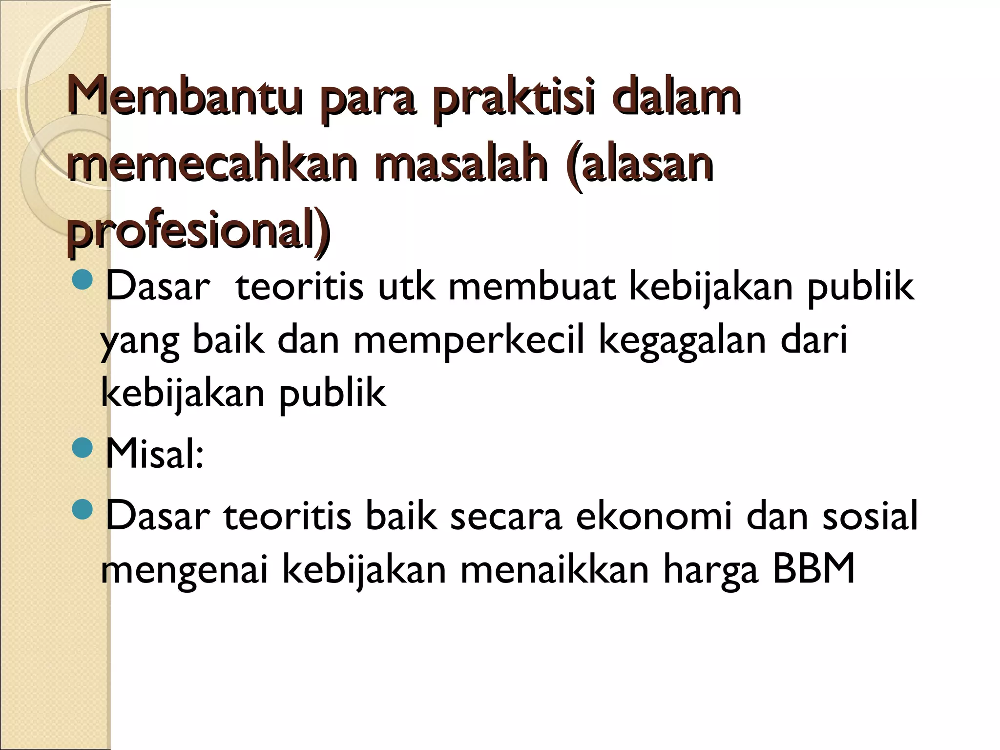 Materi Kebijakan publik | PPT