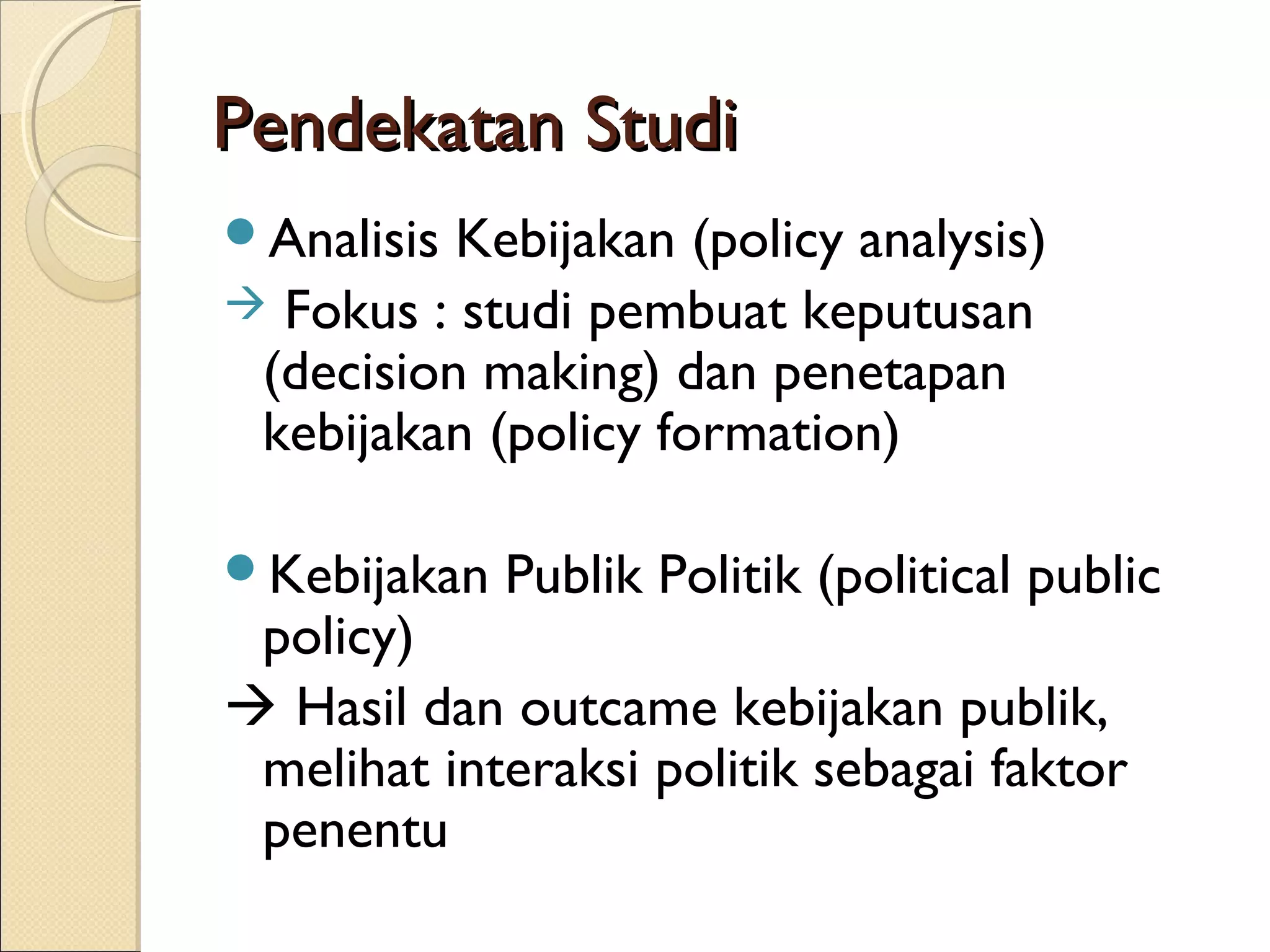 Materi Kebijakan publik | PPT