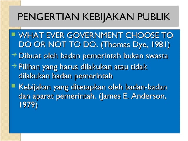 Materi Kebijakan publik | PPT