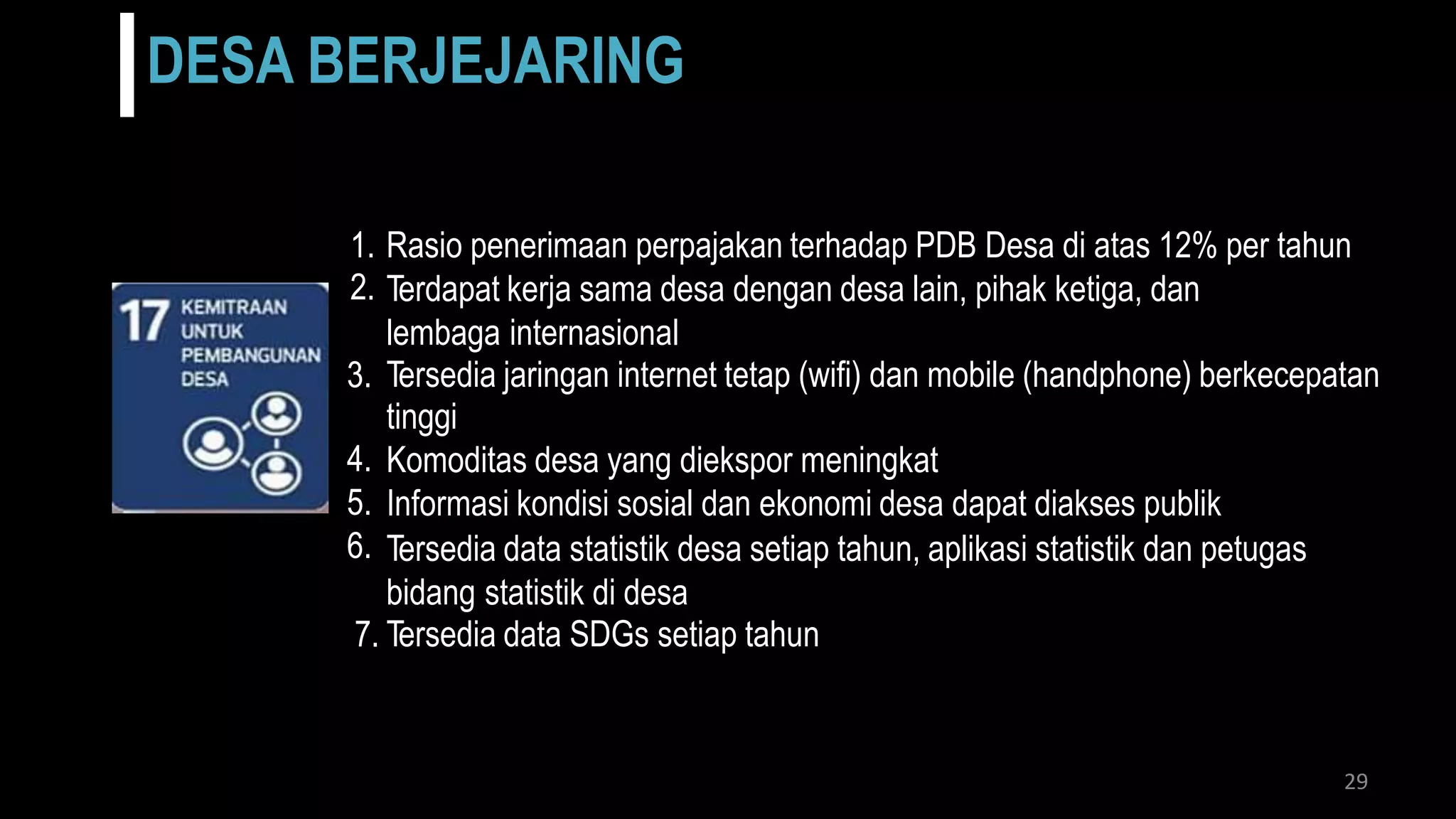 Kebijakan sdg's dalam pembangunan desa formasi 26122020 | PPTX