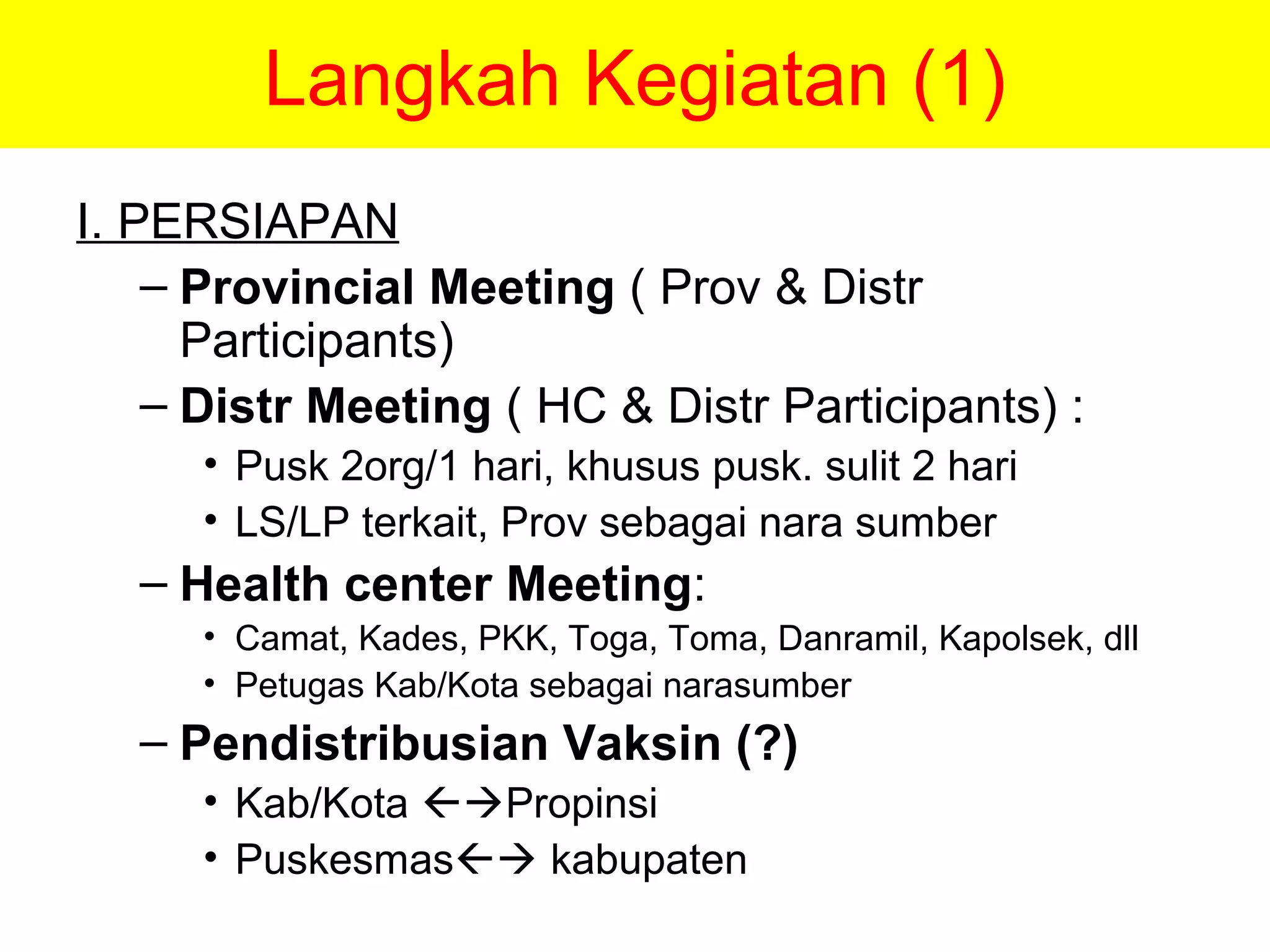Kebijakan &strategi operasional campak 2010 | PPT