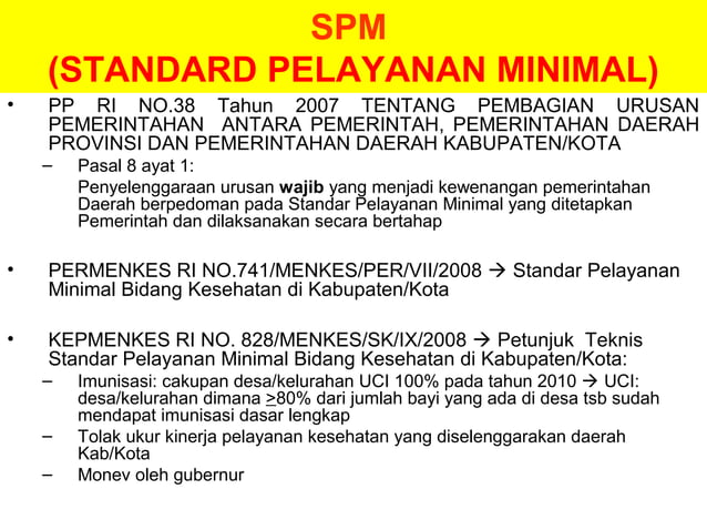 Kebijakan &strategi operasional campak 2010 | PPT