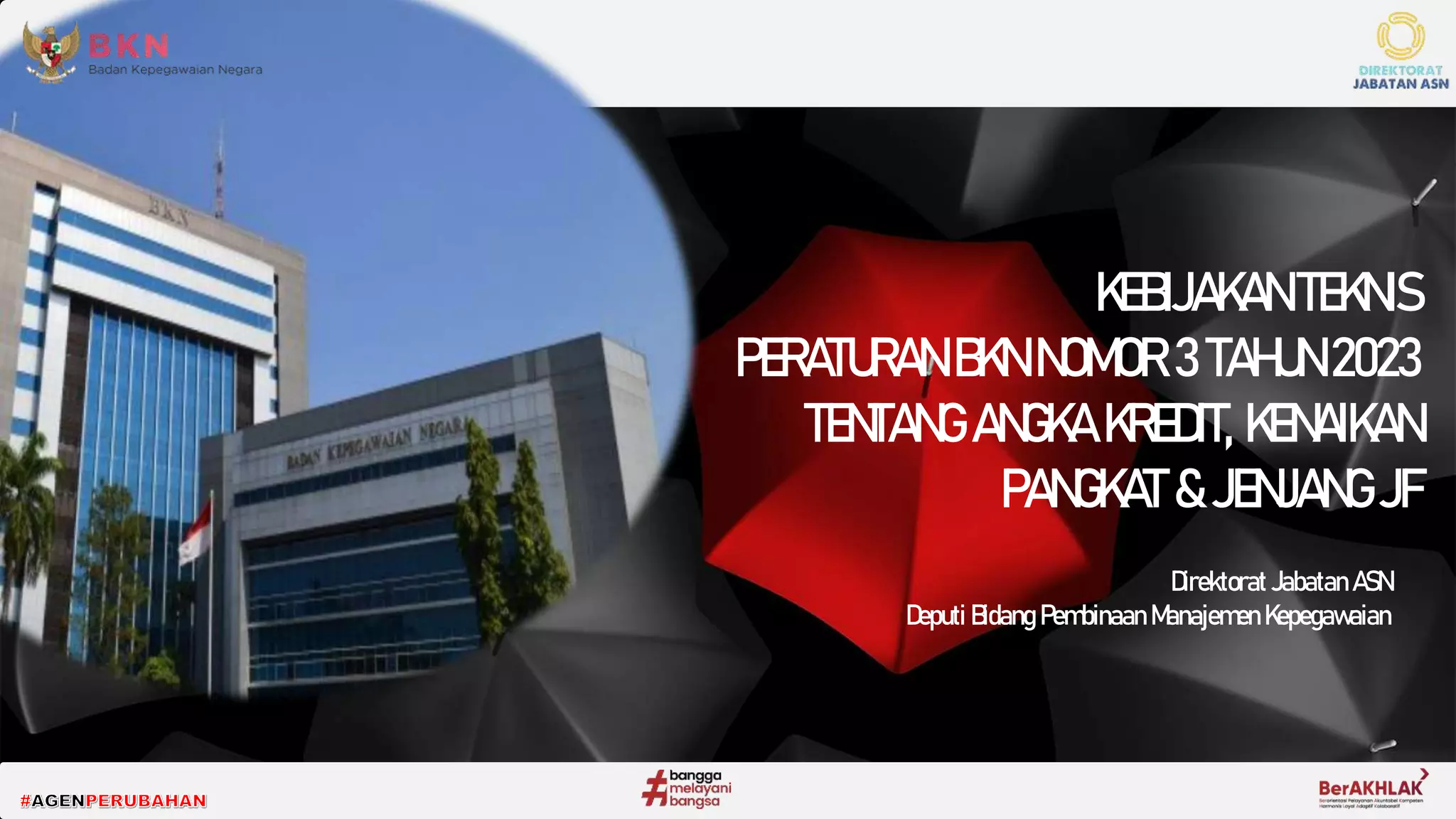 Kebijakan Teknis Perka BKN No 3 Tahun 2023 Tentang Angka Kredit, Kenaikan Pangkat dan Jenjang JF ...