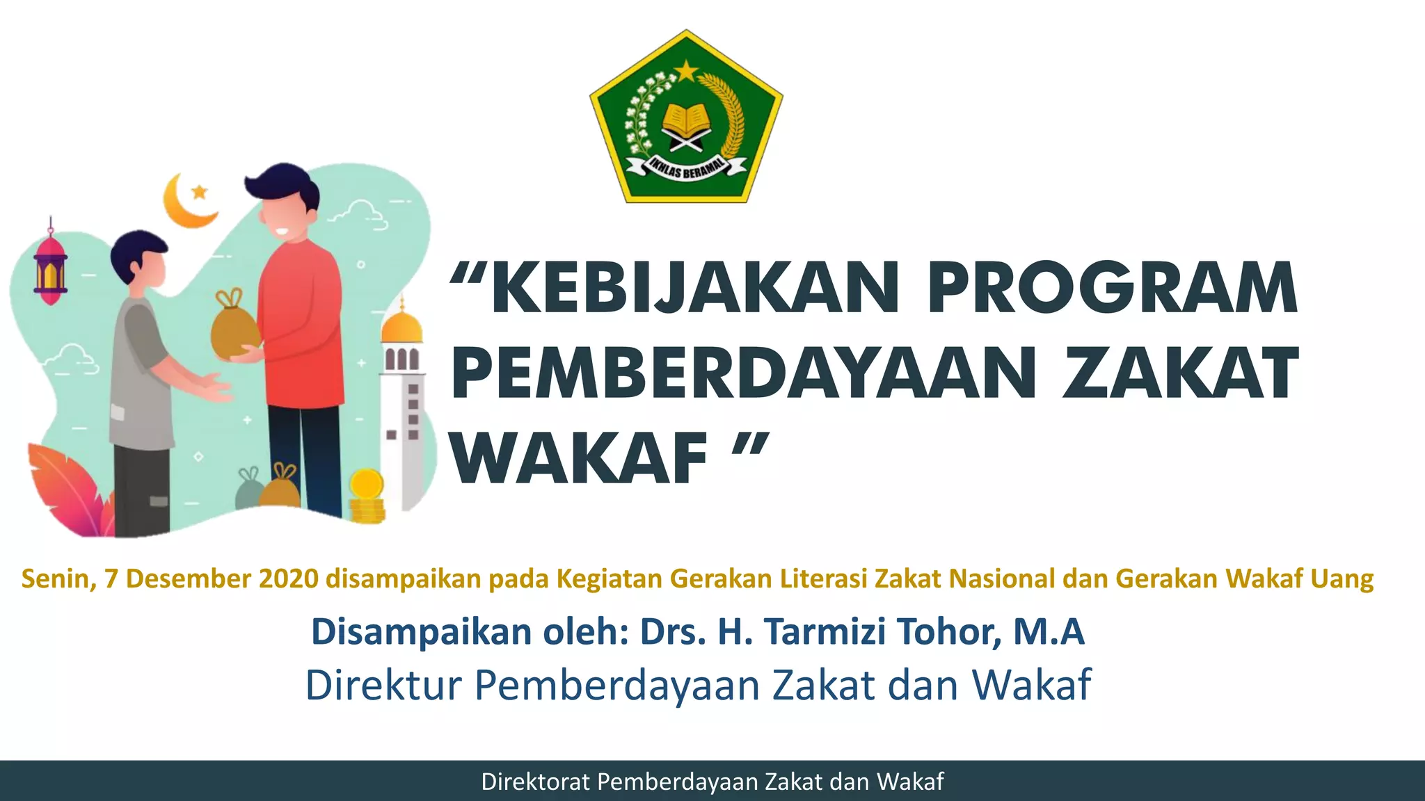Kebijakan Zakat Wakaf Kementerian Agama Tarmizi Tohor.pdf