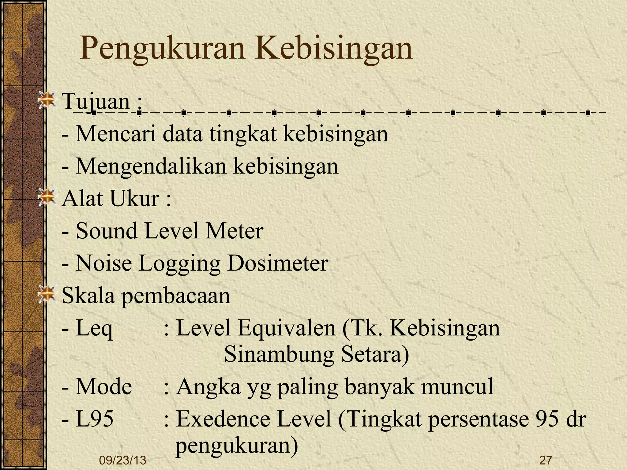 Kebisingan | PPT