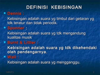 Kebisingan | PPT