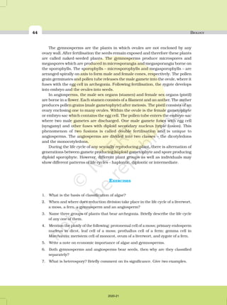 Chapter-3 Plant kingdom | PDF | Infertility | Reproductive Health