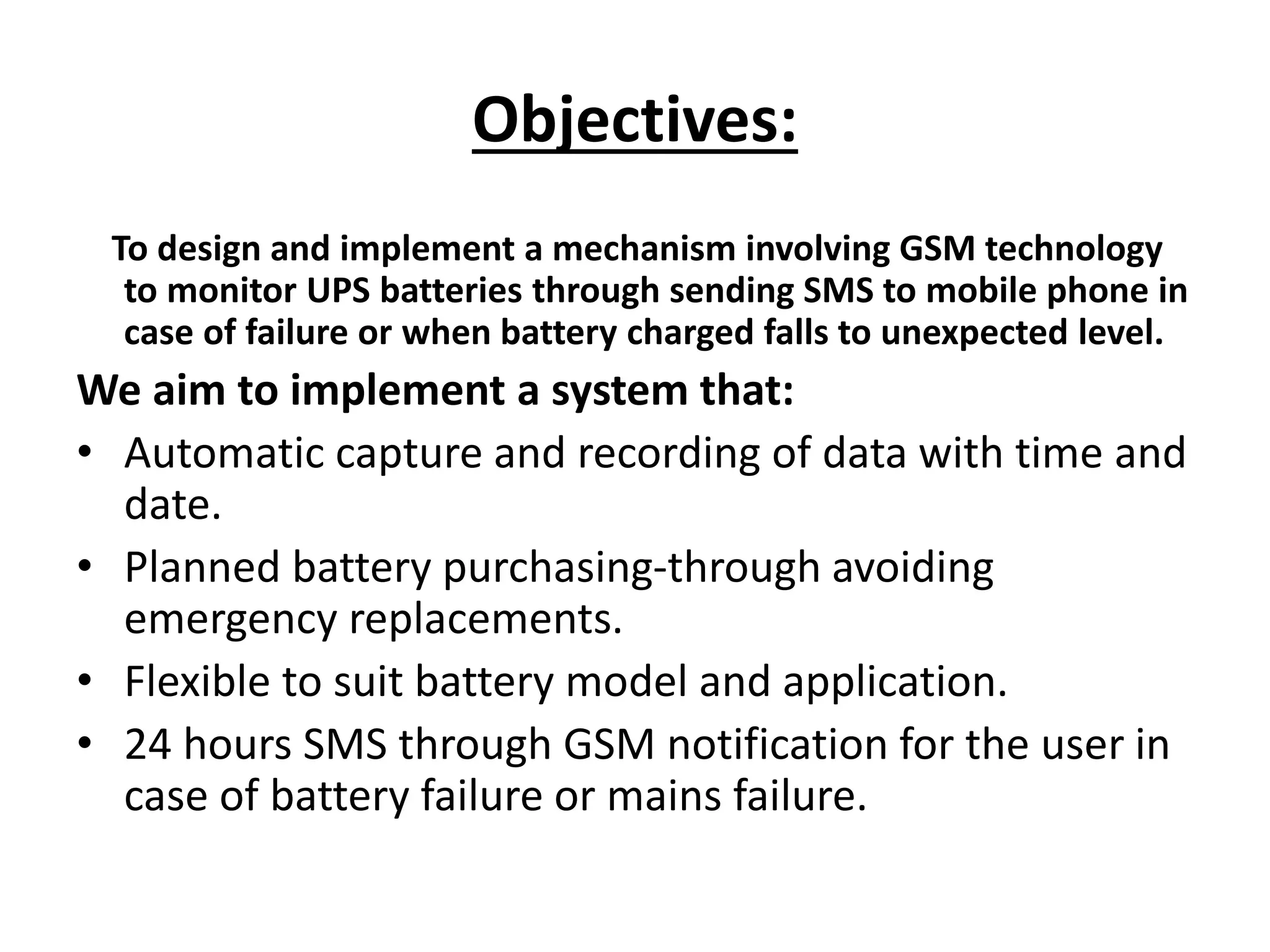 battery monitoring system | PPTX