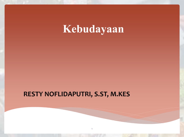 Kebudayaan | PPTX