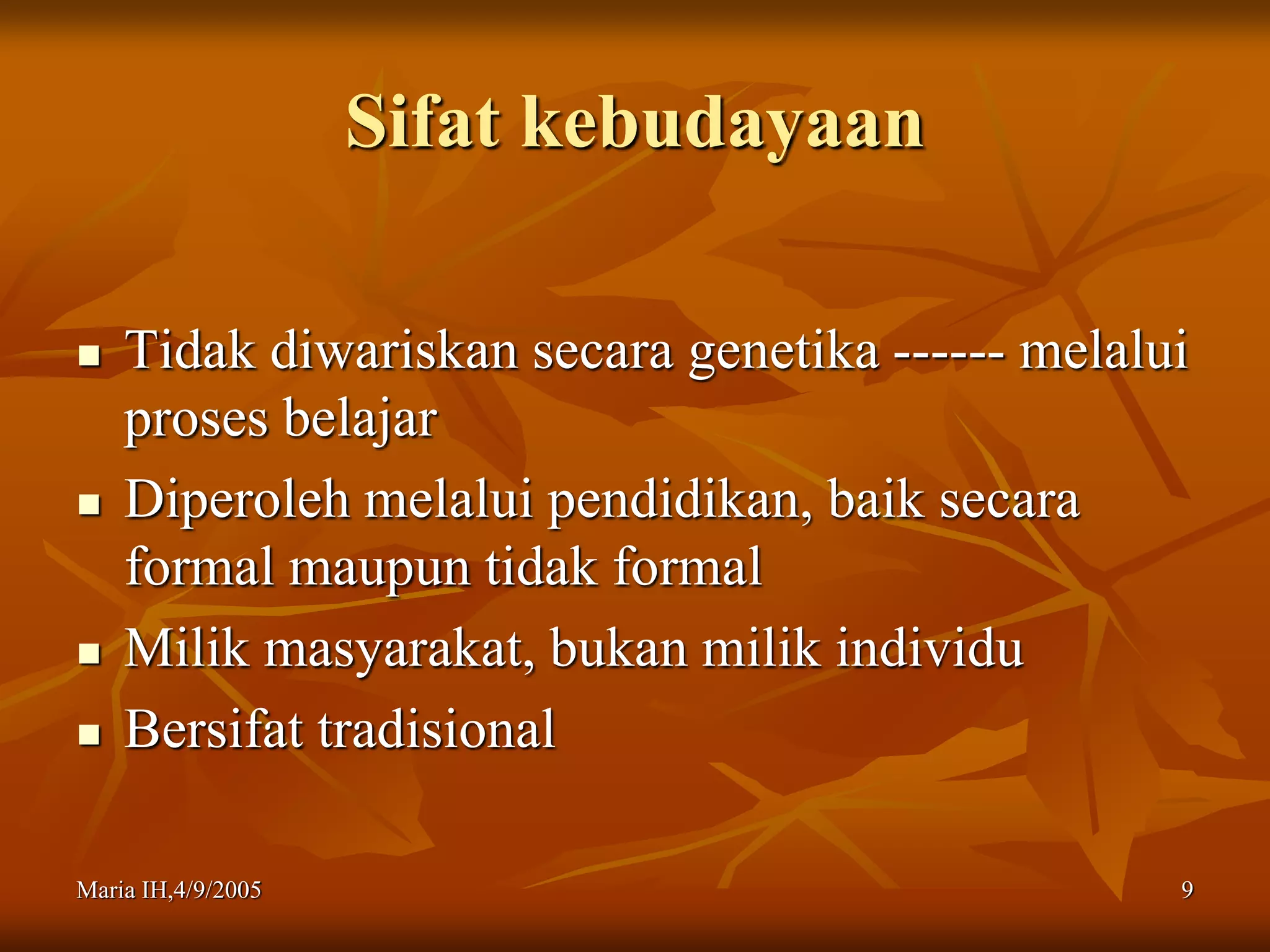 kebudayaan.ppt | Free Download