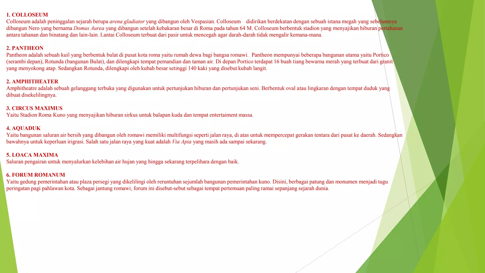 Kebudayaan Romawi | PPTX