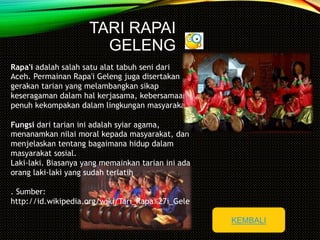 Kebudayaan Aceh | PPTX