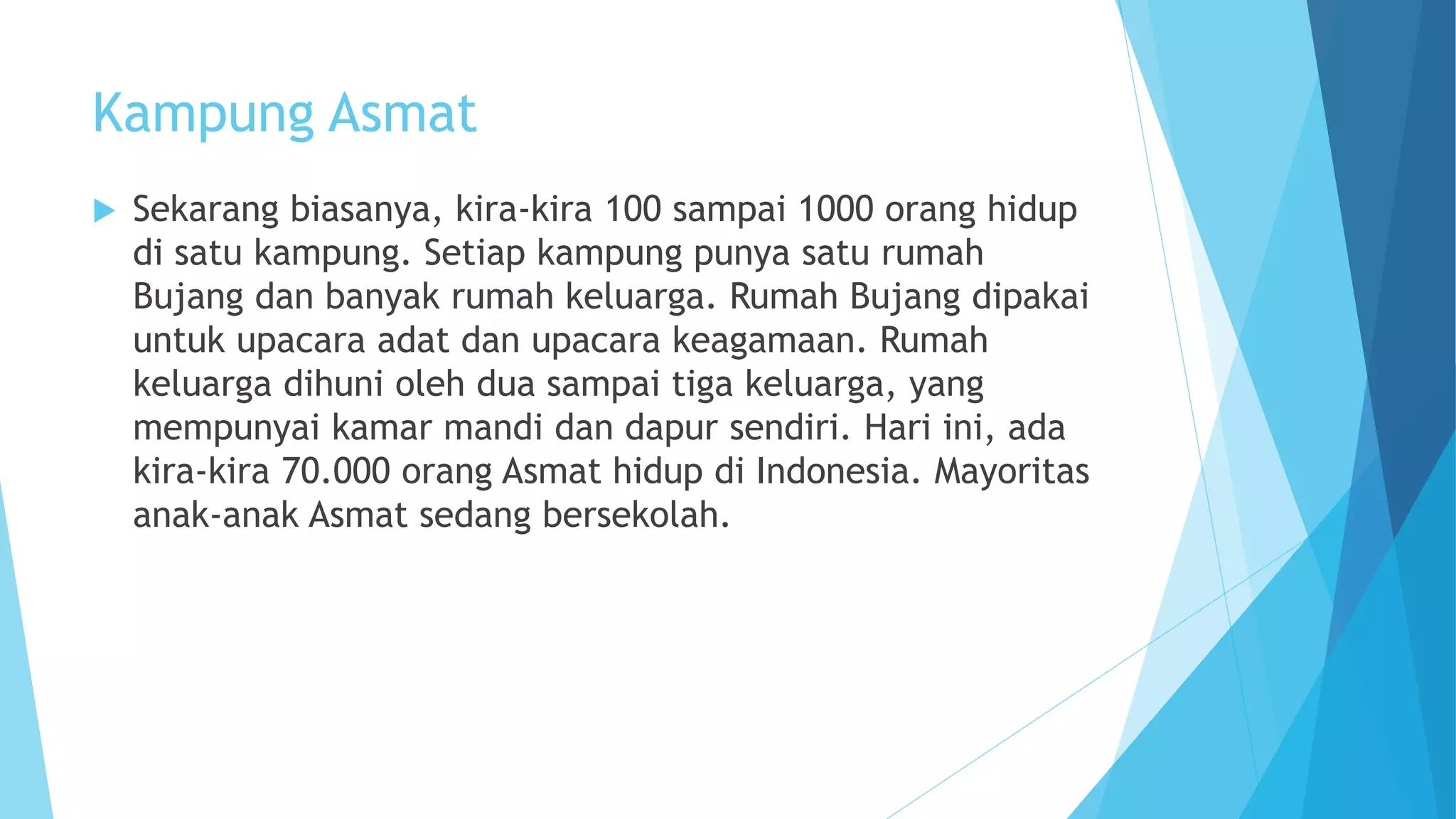 Kebudayaan suku asmat | PPTX