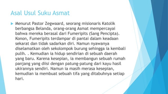 Kebudayaan suku asmat | PPTX