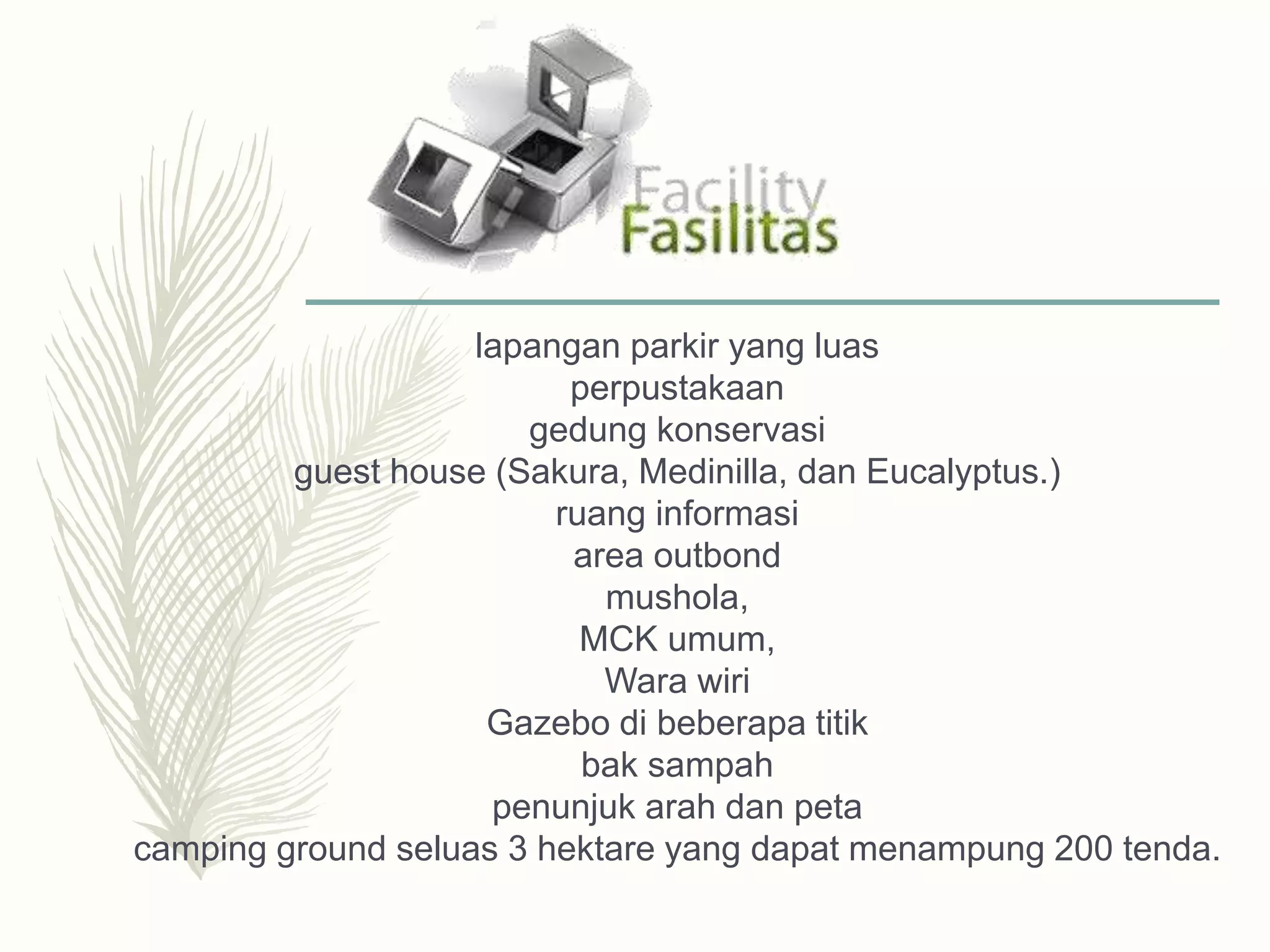 Area Lansekap, Hutan dan Padang Rumput Kebun Raya Cibodas | PPTX