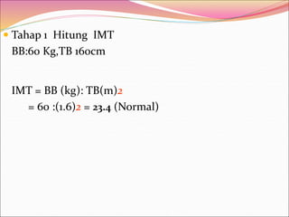 kebutuhan energi status gizi untuk semua | PPT