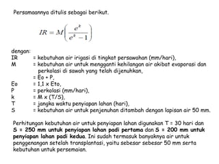 Kebutuhan air baku | PPT