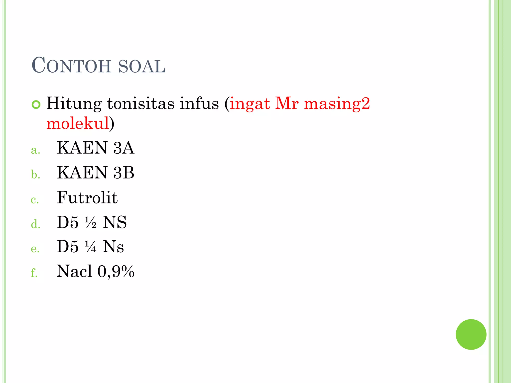 Kebutuhan Cairan | PDF