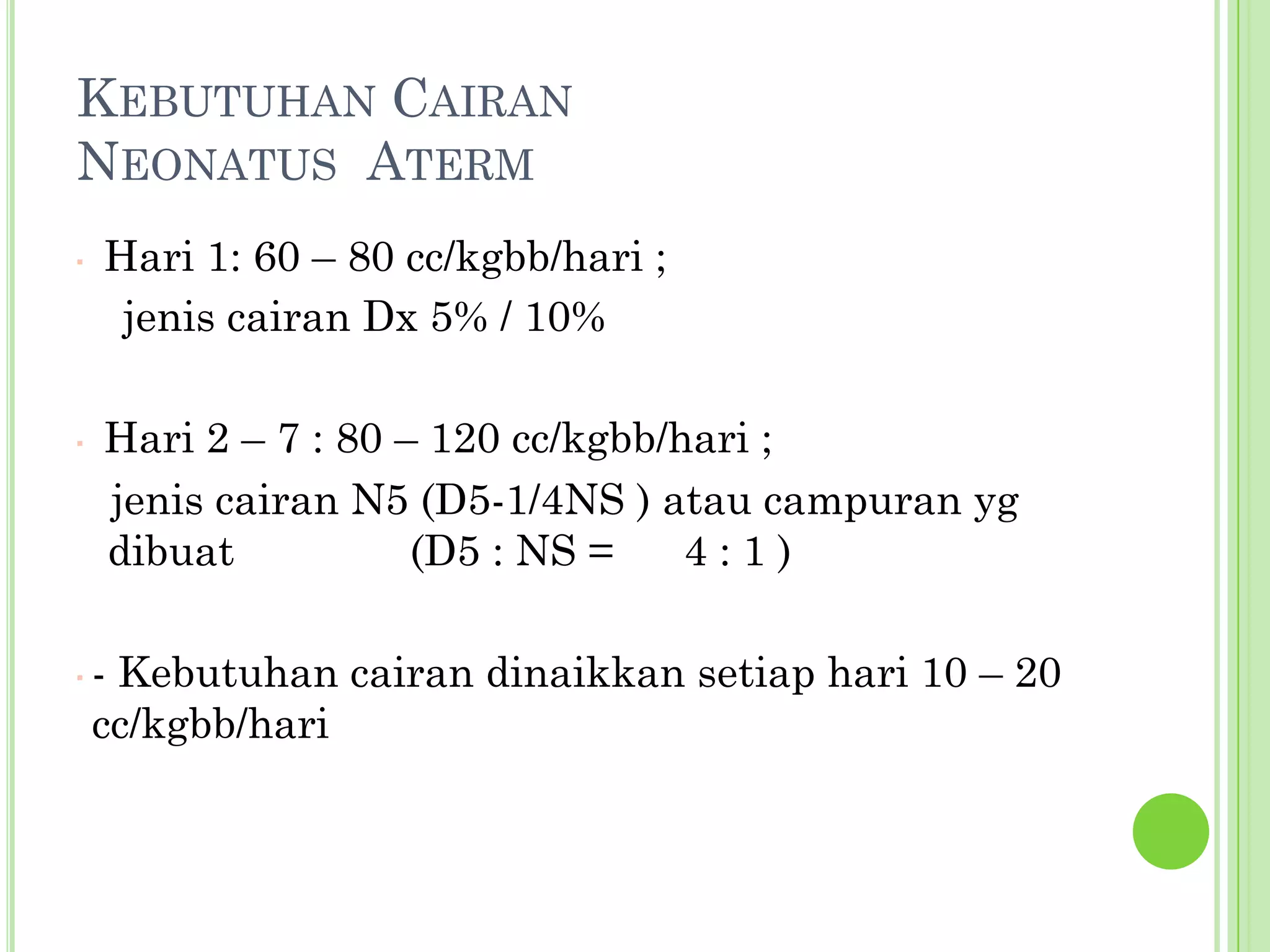 Kebutuhan Cairan | PDF
