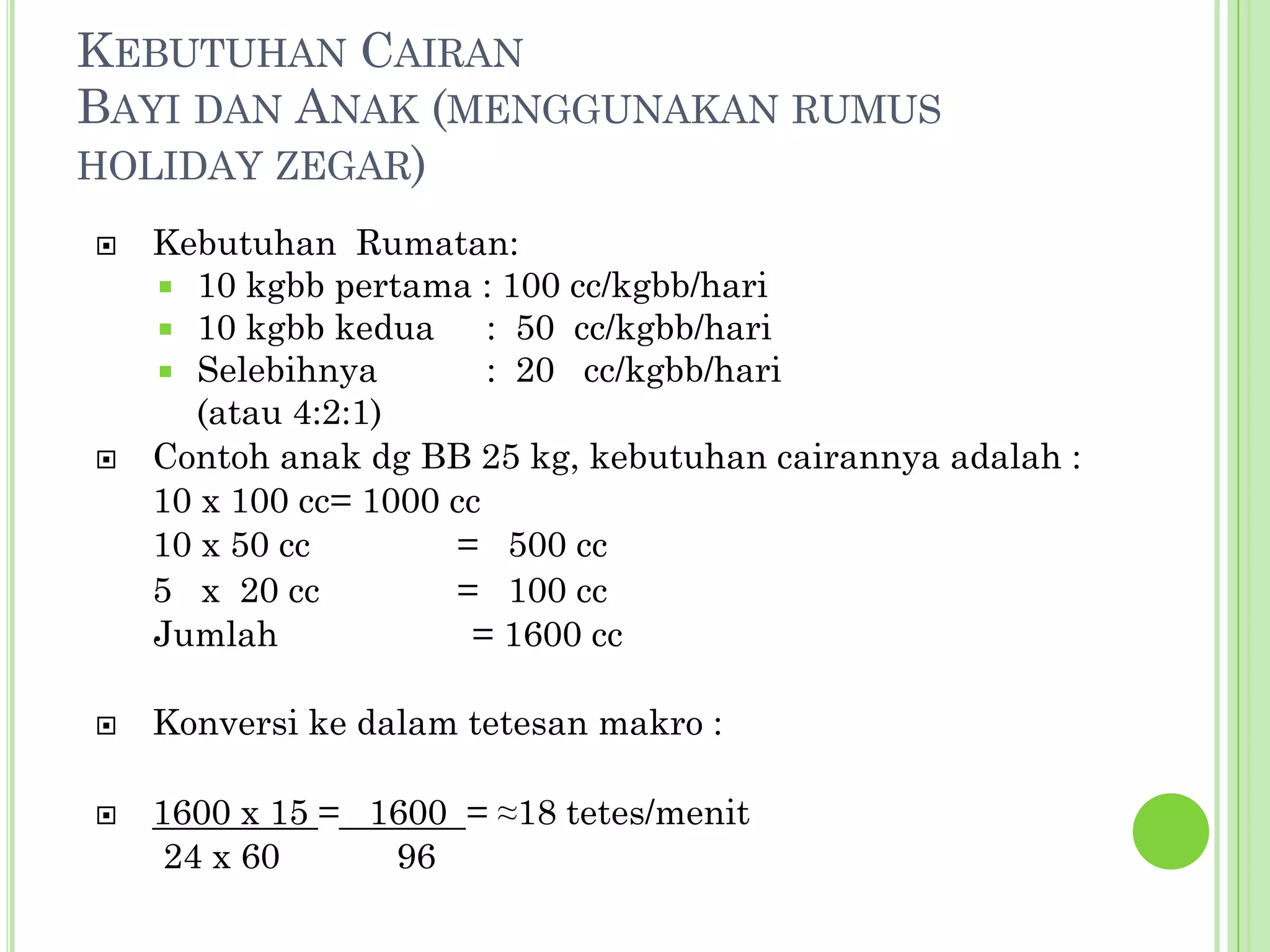 Kebutuhan Cairan | PDF