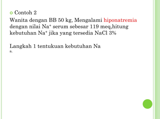 Kebutuhan Cairan | PDF