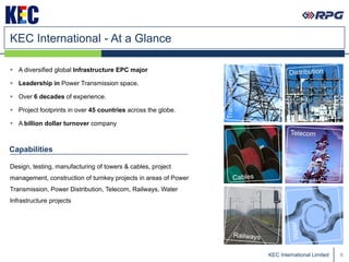 KEC International Corporate Presentation | PDF