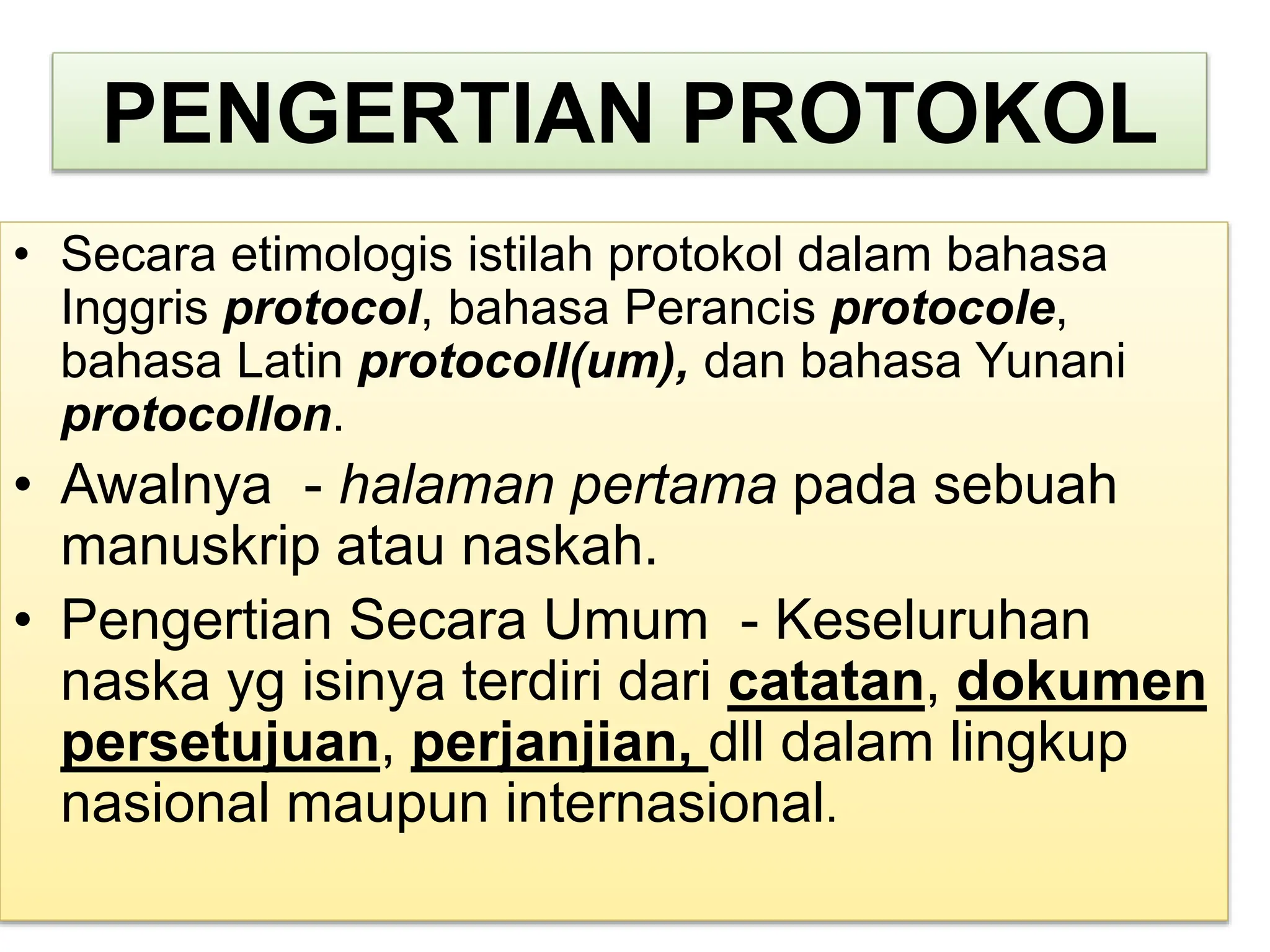Materi-Keprotokolan | PPTX