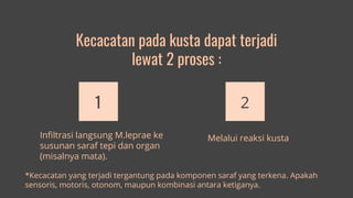 Kecacatan dan pencegahan kecatatan kusta | PPTX