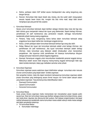 Kecakapan antar personal (kap) | PDF