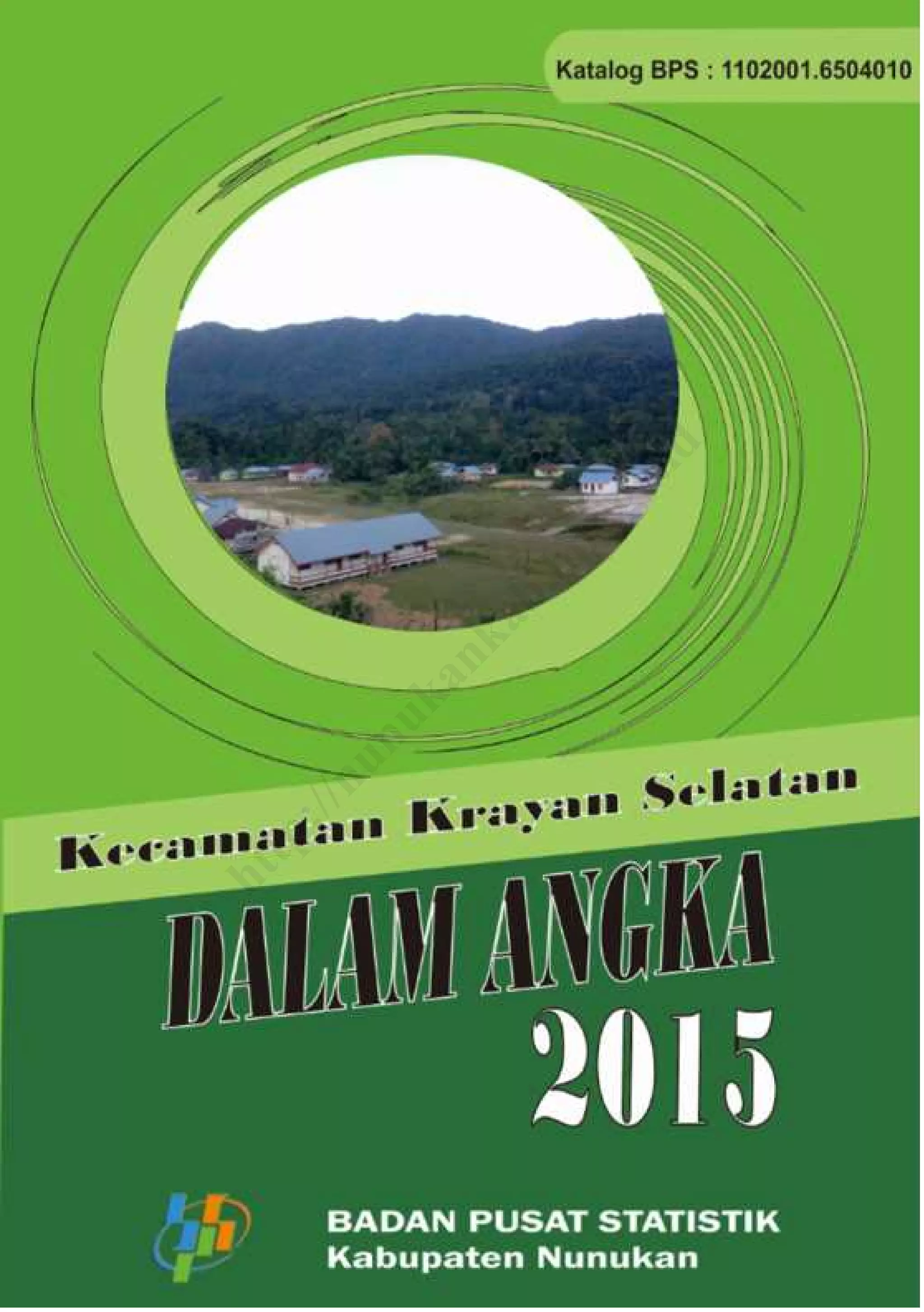 Kecamatan krayan-selatan-dalam-angka-2015 | PDF