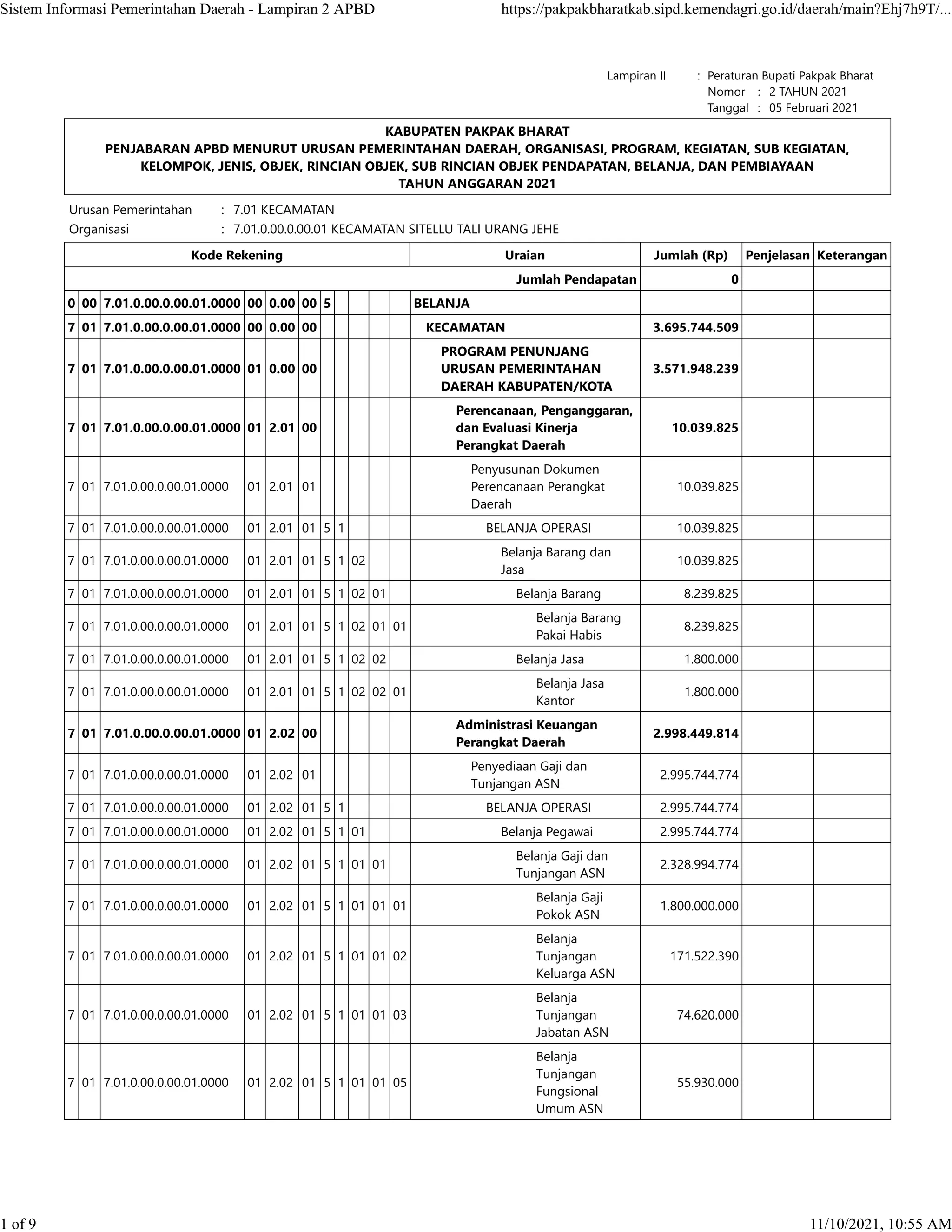 Kecamatan sttu jehe | PDF