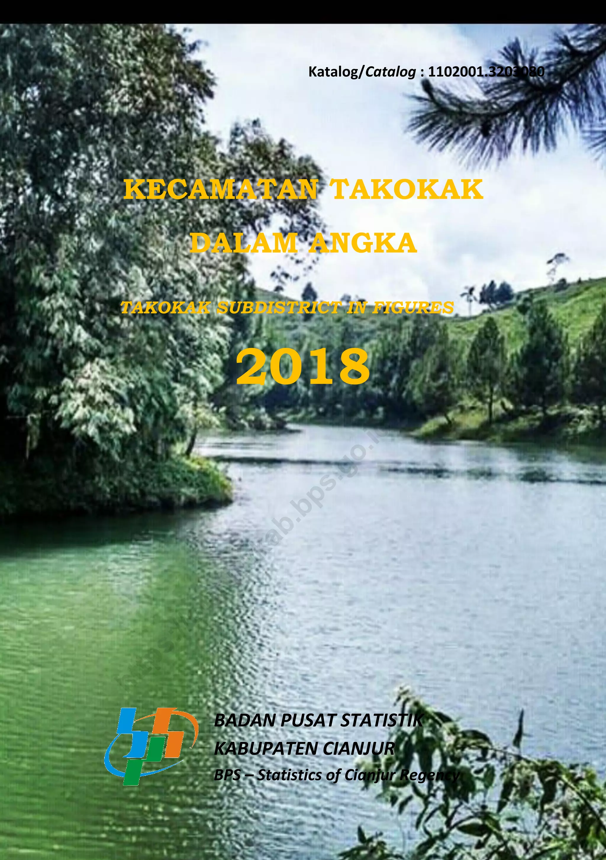 Kecamatan takokak dalam angka 2018 | PDF