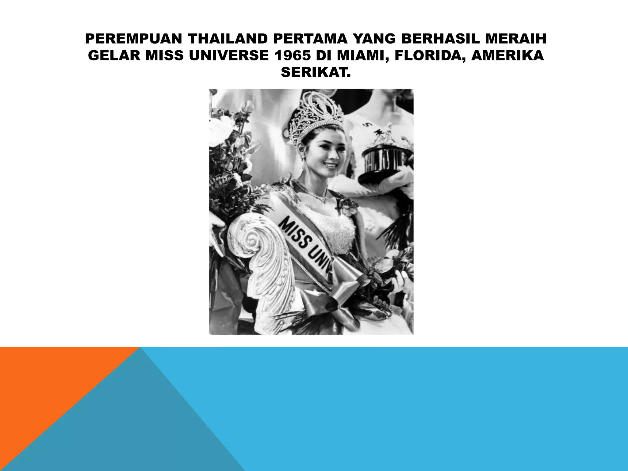 Kecantikan Miss Universe 1965 | PPTX
