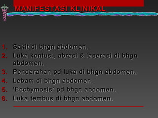 Kecederaan Intra abdomen | PPT