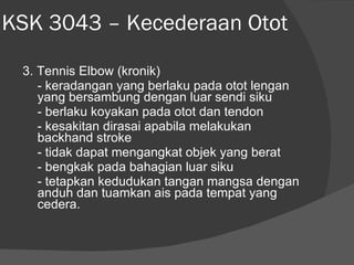 Kecederaan Otot | PPT