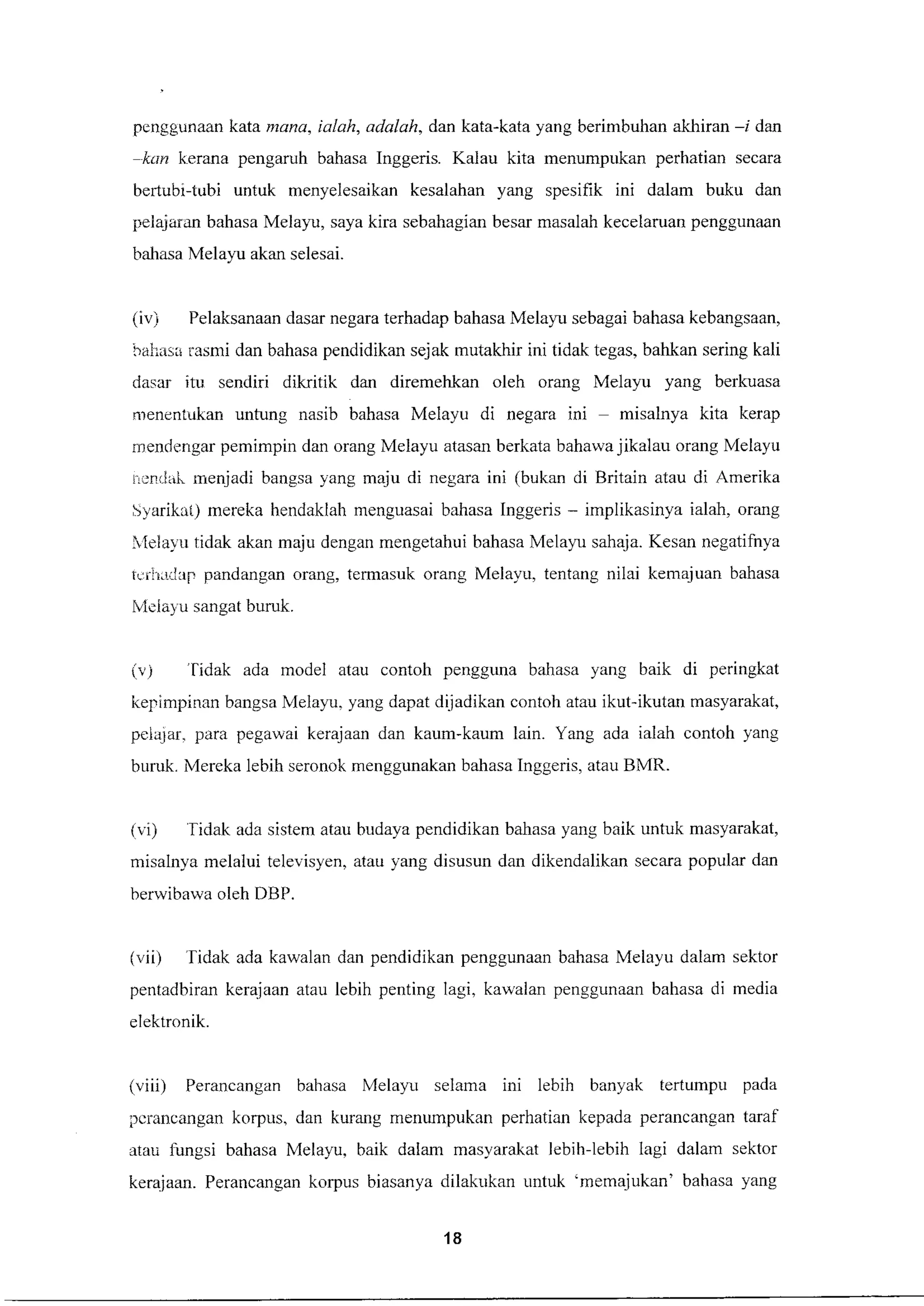 Kecelaruan Bahasa Melayu Dr Faktor Dalaman Dato Dr Hassan Ahmad 002 | PPT