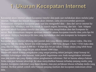 Kecepatan akses dan perangkat keras internet dan intranet | PPTX