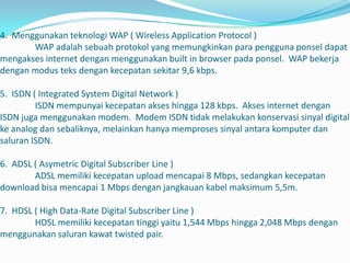 Kecepatan akses internet | PPTX
