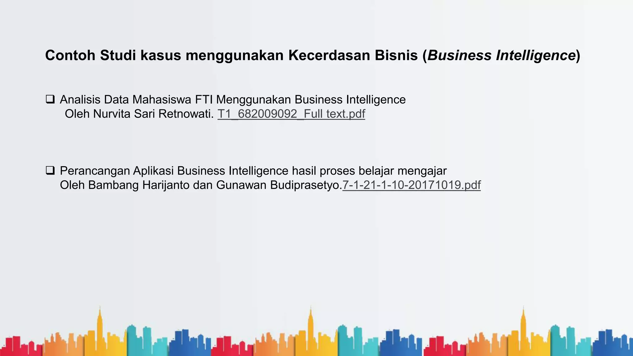 Kecerdasan bisnis | PPTX
