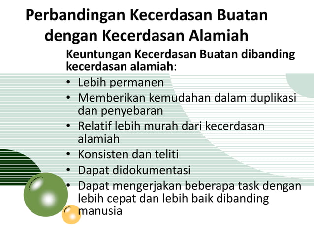 Kecerdasan buatan 1 | PPT