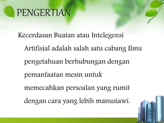 Kecerdasan buatan | PPT