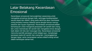 Kecerdasan Emosional dan lingkungan kerja.pptx