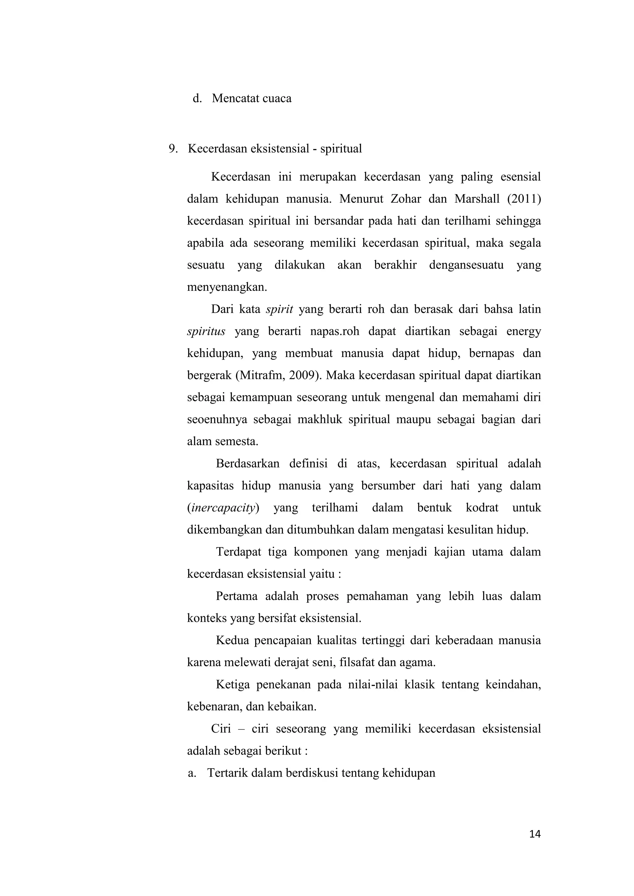 Kecerdasan majemuk (MULTIPLE INTELEGENCES) | PDF