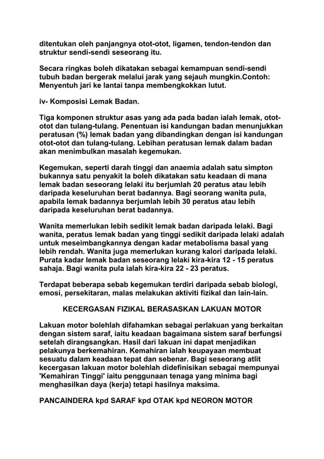 Kecergasan fizikal | PDF