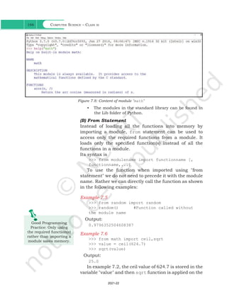 Computer Science chapter 7 functions class 12 | PDF