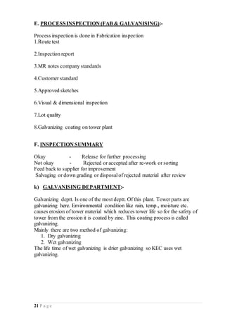 Kec training report | PDF